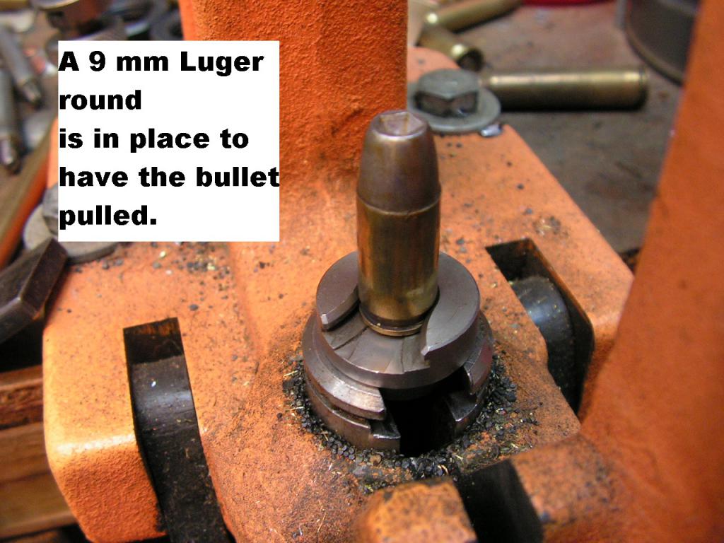 Pulling a 9mm cast bullet | The Art & Science of Bullet Casting